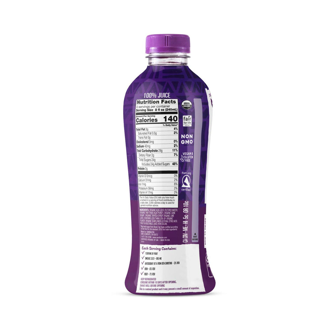 Açaí Lemonade Mocktail Magic