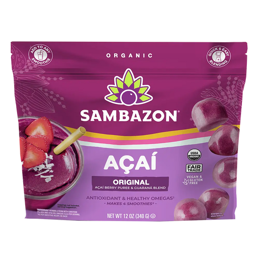 Acai Products - Puree Packets, Juices, Energy Drinks & Desserts | SAMBAZON