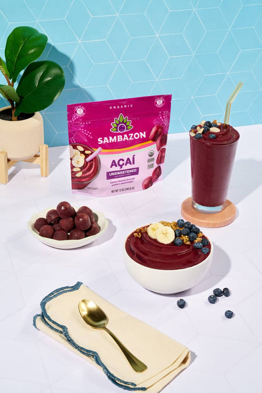 Unsweetened Frozen Açaí Globes - Acai Berry Frozen | SAMBAZON