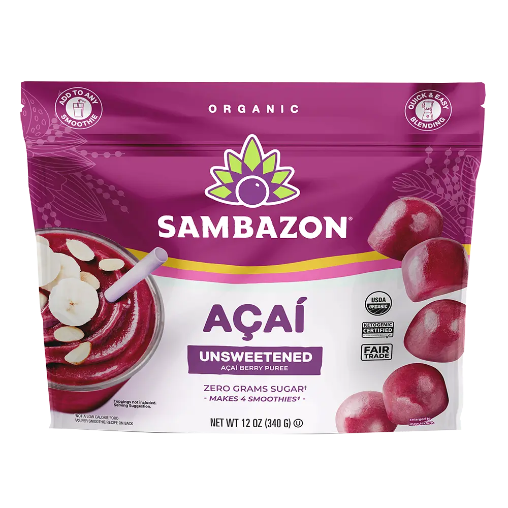 Unsweetened Frozen Açaí Globes - Acai Berry Frozen | SAMBAZON