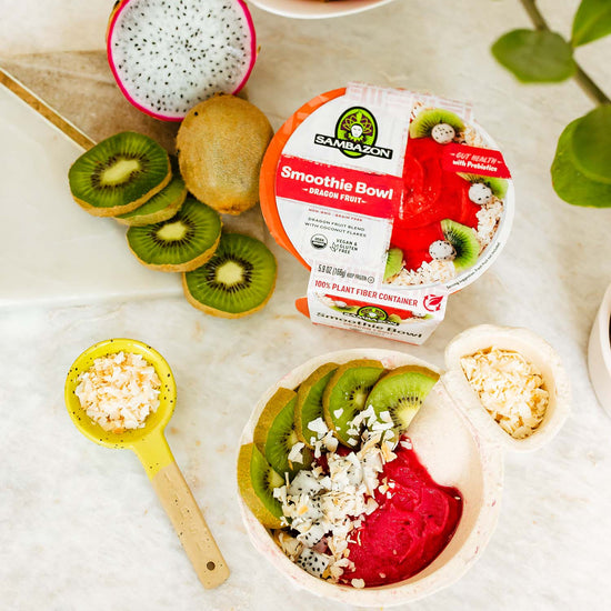 Organic, Ready to Eat, Dragon Fruit Smoothie Bowls | SAMBAZON